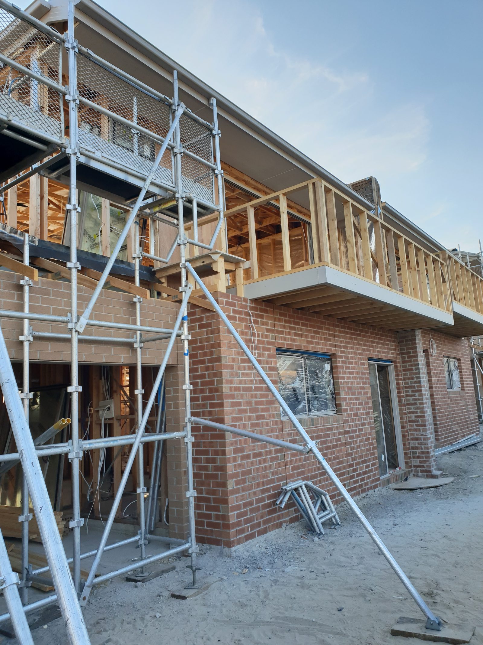 Melbourne Scaffolding - New House build | Mr Scaffold 1300 677 223